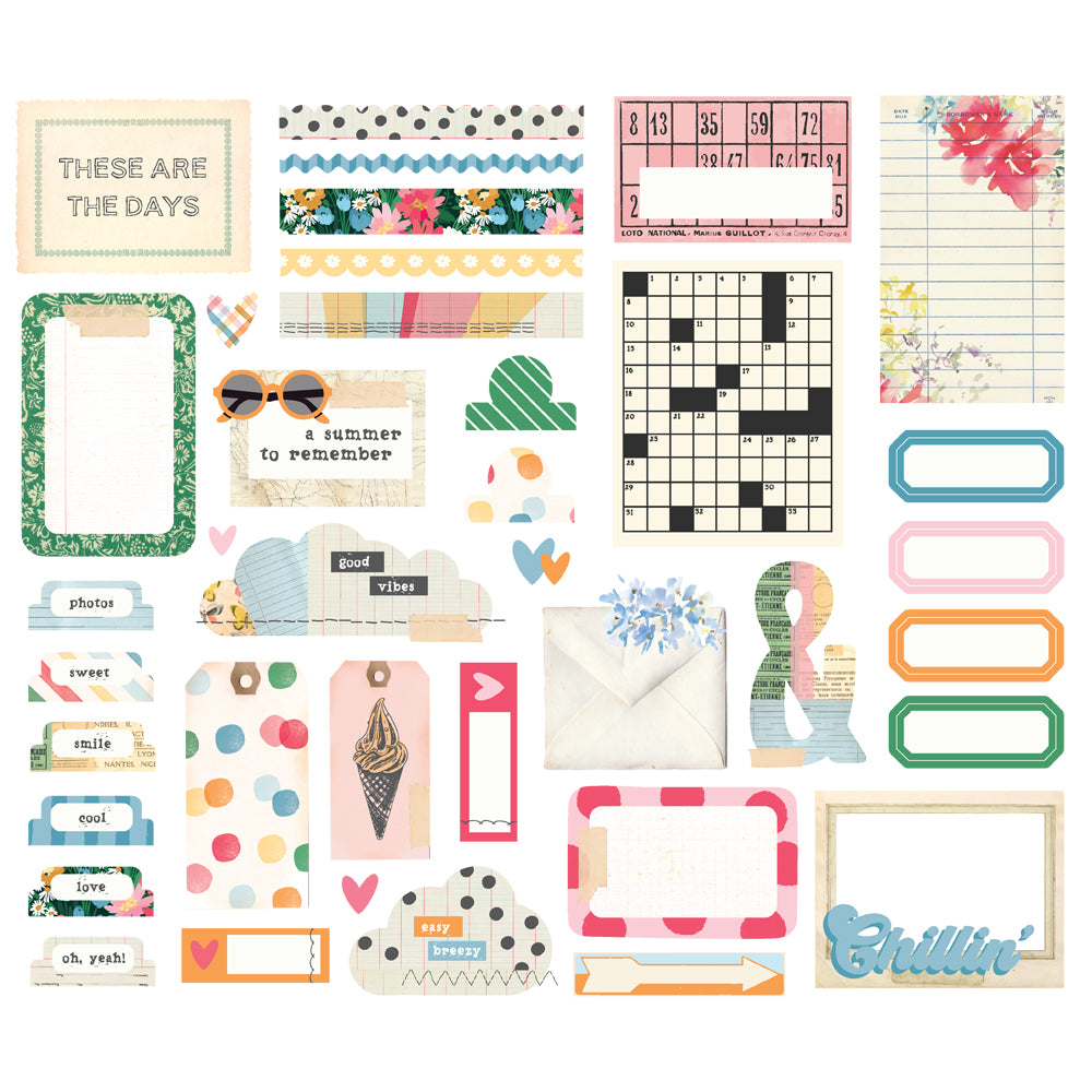 Simple Stories Sunny Days Bits & Pieces -Journal – Creative Junket