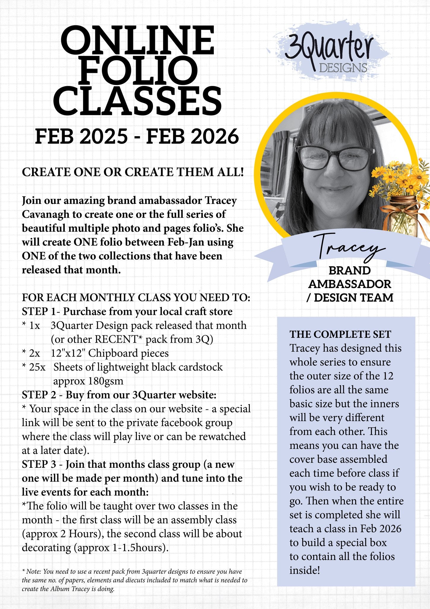 Folio Foundations for Tracey Cavanagh Year of Folios Classes – Creative ...