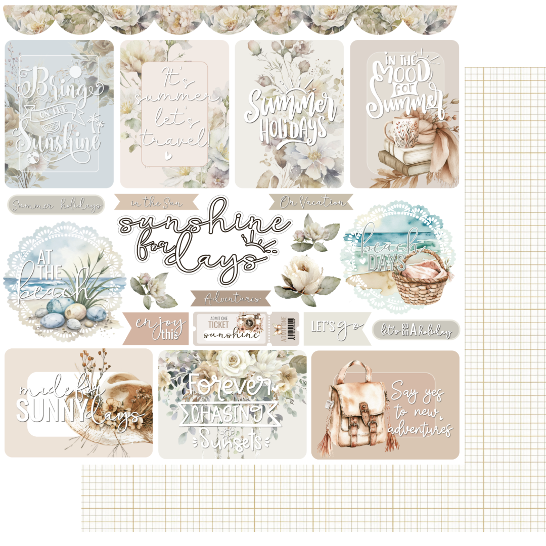 Uniquely Creative Bohemian Escape 12 x 12 Collection Pack – Creative Junket
